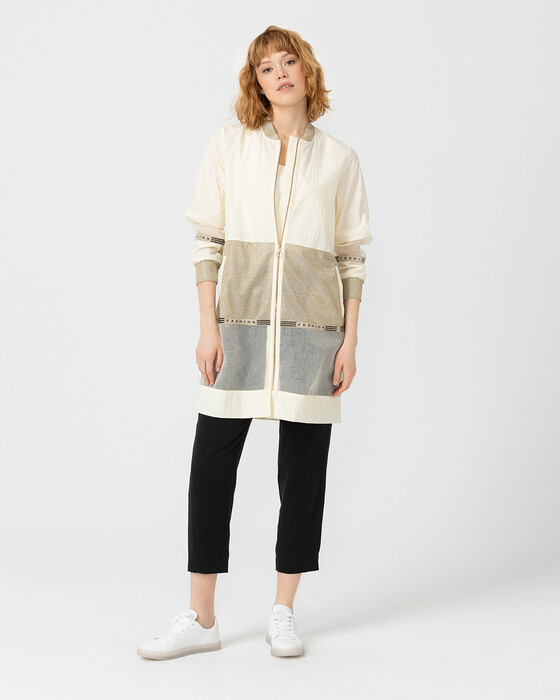 FRONT ZIPPER CAP WITH SILVER DETAIL - SecilStore