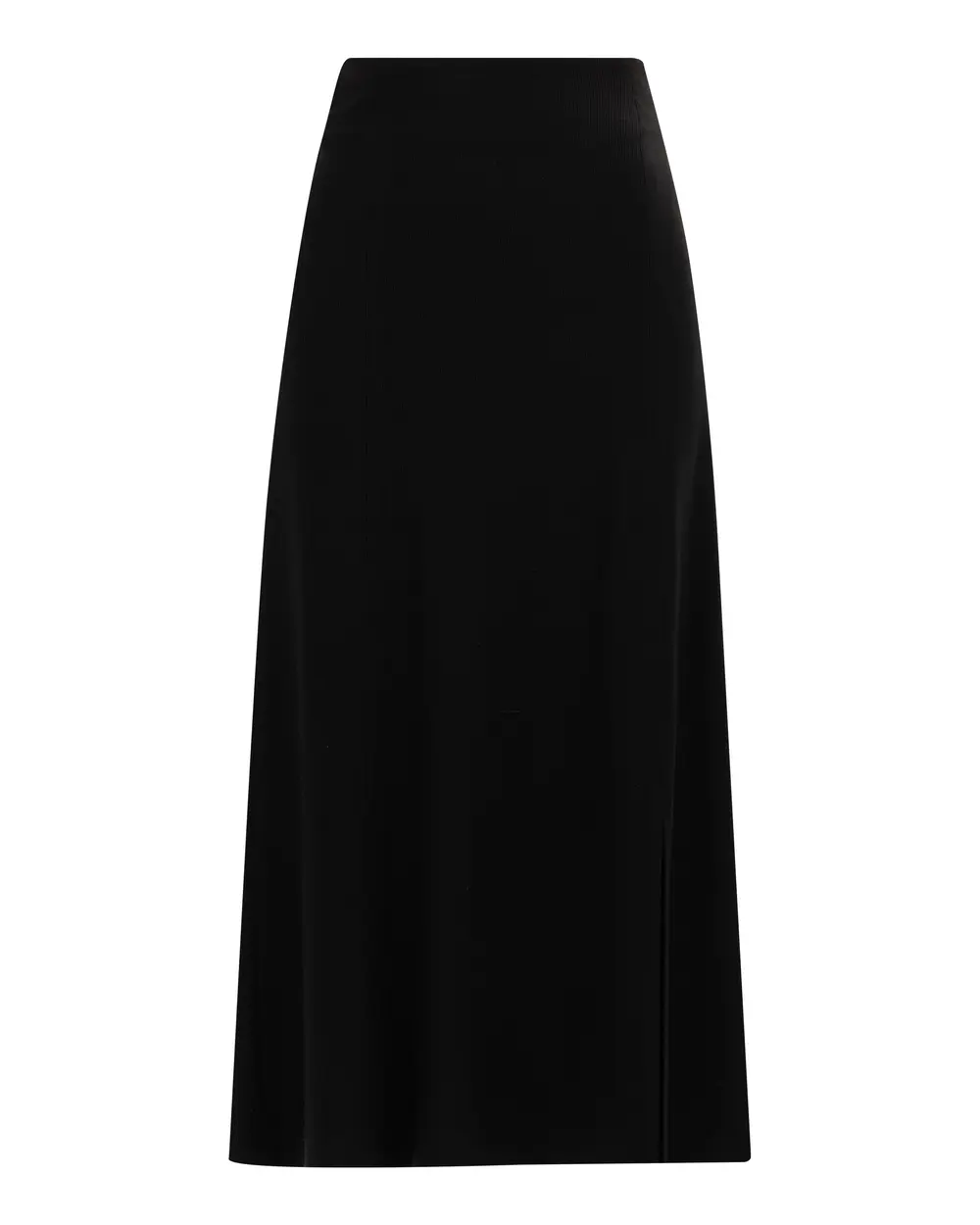 Slit Midi Length Knitted Skirt Secilstore