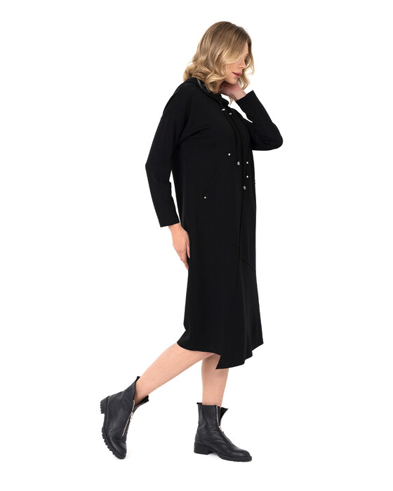 SCL HOODED COMFORTABLE CUT DRESS - SecilStore