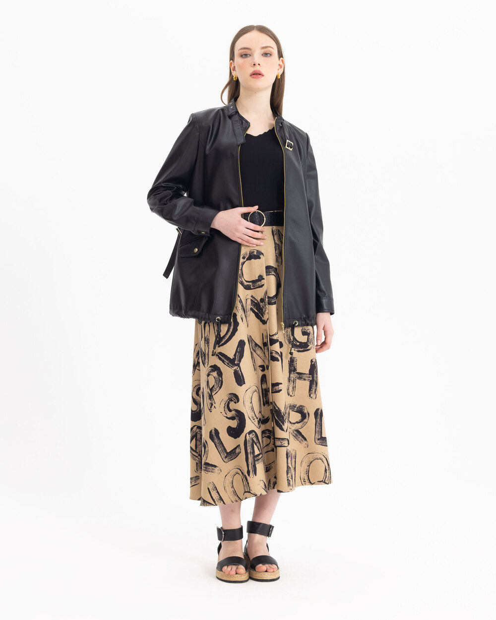 SCL FAUX LEATHER JACKET - SecilStore