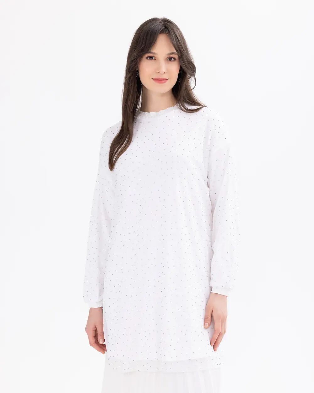 Double Fabric Relaxed Fit Tunic - SecilStore