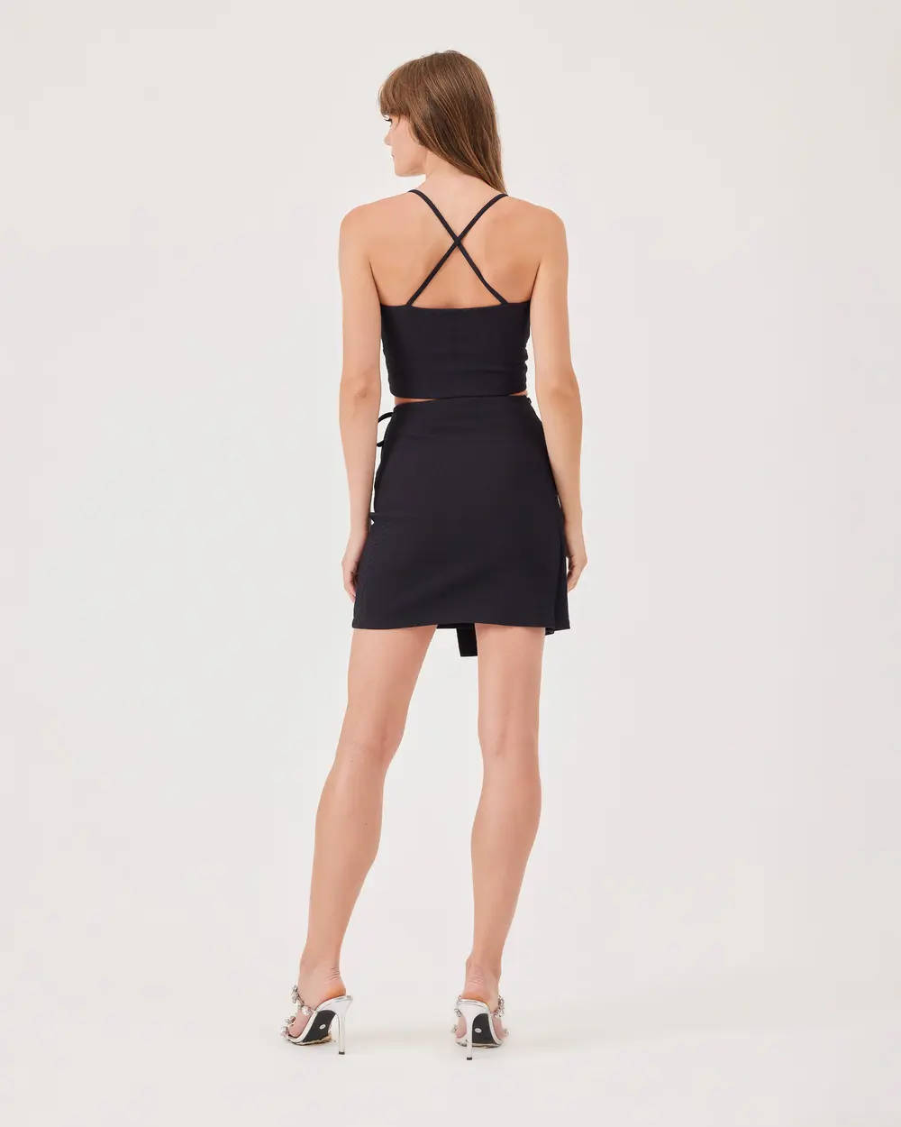 Mini Skirt With Ties Secilstore